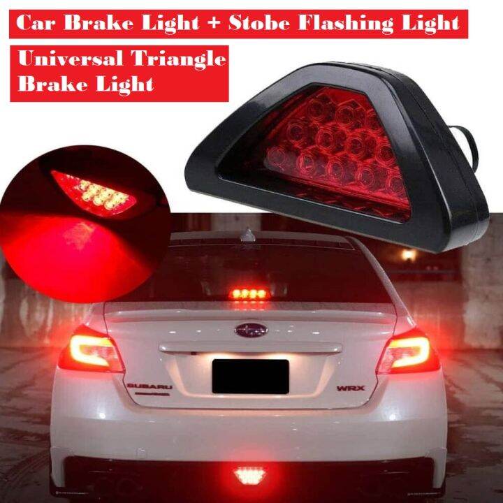 Car LED Brake Light Stobe Flashing Third Break LED Light Rear Bumper ...