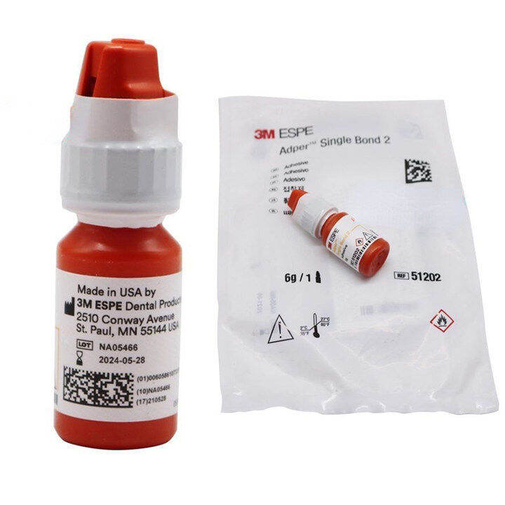 1PCS Dental Material 3M ESPE Bonding Agent Single Bond 2 Light Curing Composite Resin Adhesive ...