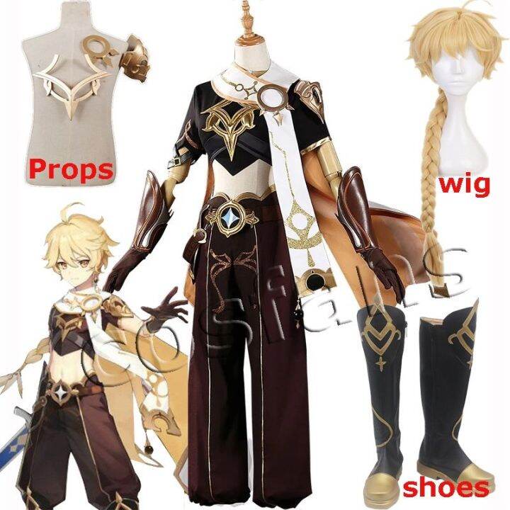 Genshin Impact Traveler Cosplay Costume Genshin Impact Cosplay Traveler ...
