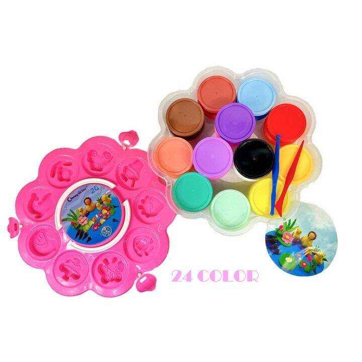 24 Colors Kids Creation Mud Food Grade Toy Mud | Lazada PH