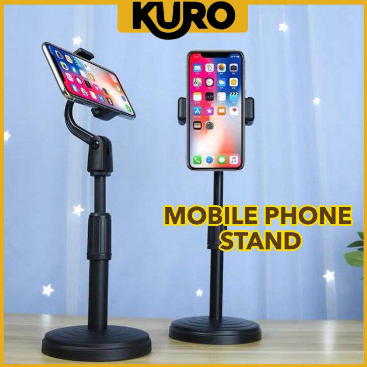 Kuro Smartphone Live Show Desktop Stand Phone Holder Stand Clip & Grip ...