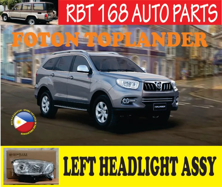FOTON TOPLANDER LEFT HEADLIGHT ASSEMBLY Foton Toplander Top Lander ...