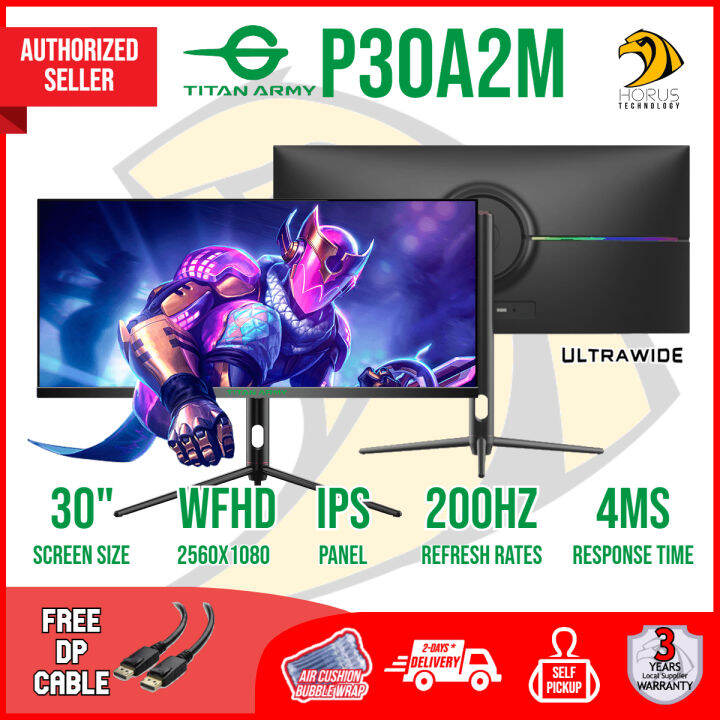 TITAN ARMY 30inch Ultrawide 200Hz IPS ELED HDR Rotatable Gaming Monitor ...