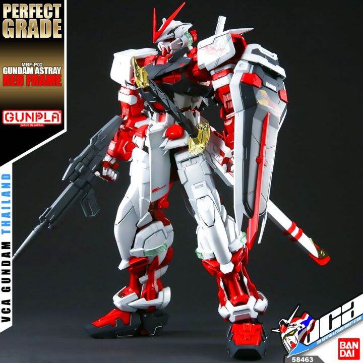 😁 ⭐️ BANDAI GUNPLA PERFECT GRADE PG 1/60 GUNDAM ASTRAY RED FRAME ประกอบ ...