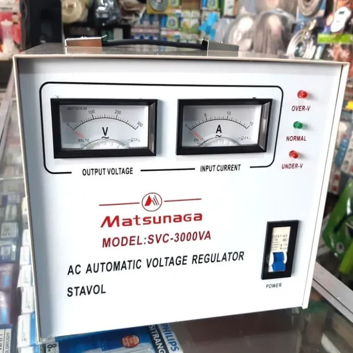 Stabilizer Matsunaga 3000VA AC Automatic Voltage Regulator Stavol 3KVA ...