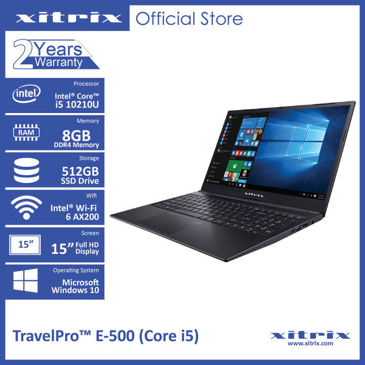 Xitrix TravelPro E-500 Laptop ( 10th Gen Core i5-10210U Processor, 16GB ...