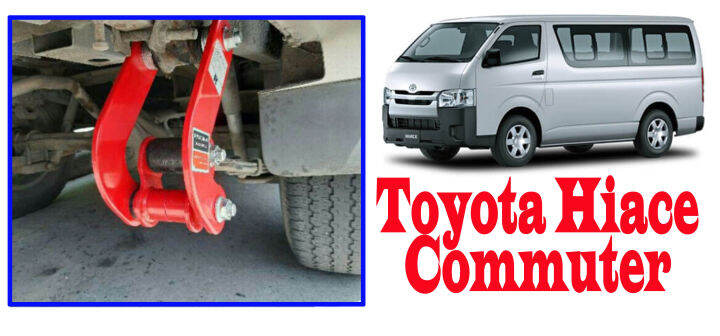 Comfort Lift / Shackles for Toyota Hiace Commuter 2005 to 2018 (2 ...
