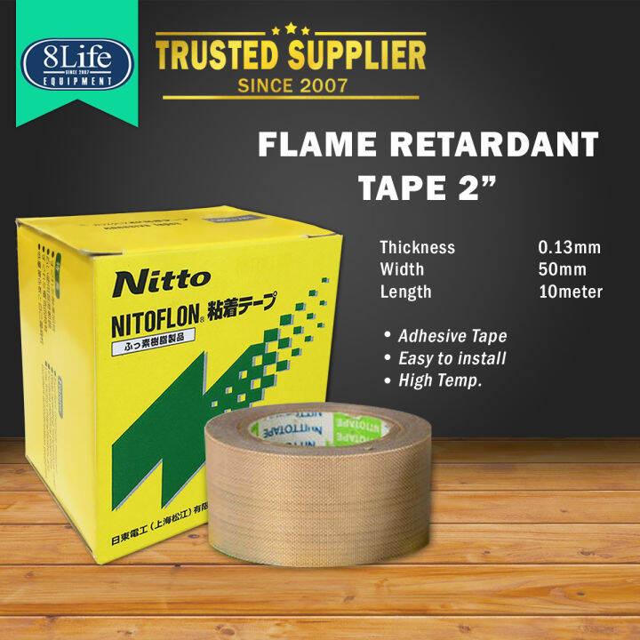 Nitto Nitoflon Adhesive Tapes Flame Retardant Heat Resistant Tape PTFE ...