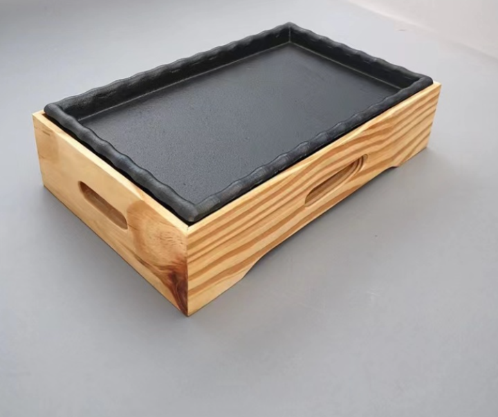 Sizzling Plate With Wooden Holder (9323) | Lazada PH