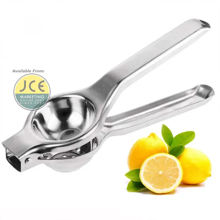 【COD】LEMON SQUEEZER KALAMANSI SQUEEZER STAINLESS 8" | Lazada PH