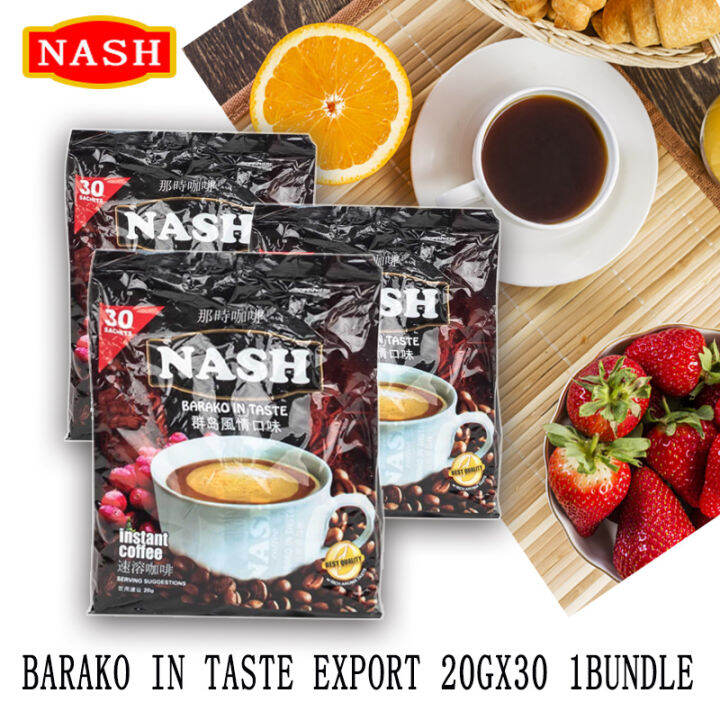 【NASH】NASH BARAKO IN TASTE EXPORT 20GX30 1BUNDLE 3-IN-1 COffee powder ...