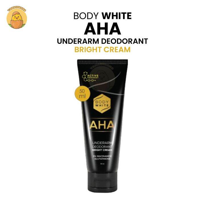 BODY WHITE AHA UNDERARM DEODORANT BRIGHT CREAM | Lazada Indonesia