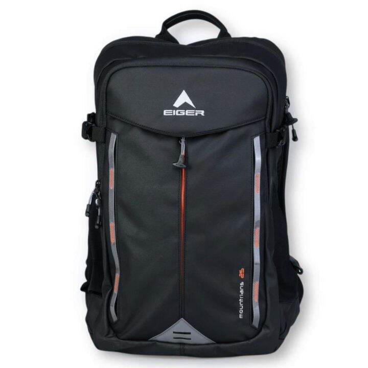 EIGER MOUNTRIANS 25L 1A LAPTOP BACKPACK BLACK | Lazada Indonesia