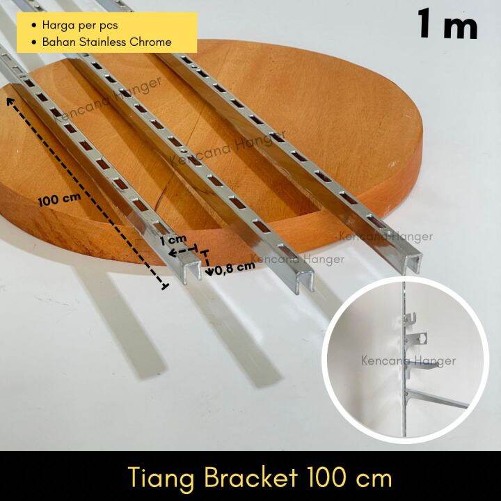 (PER 1 PCS) Tiang Bracket Stainless 100 cm Tiang Braket 1 Meter ...