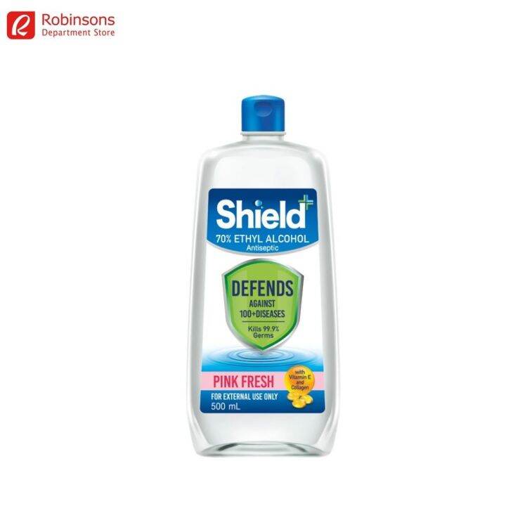 Shield+ 70% Ethyl Alcohol Pink Fresh 500 ML | Lazada PH