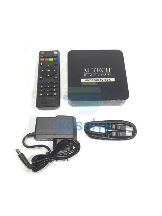 STB Android TV Box M-tech TB60 4K, Android Smart TV STB Box Streaming ...