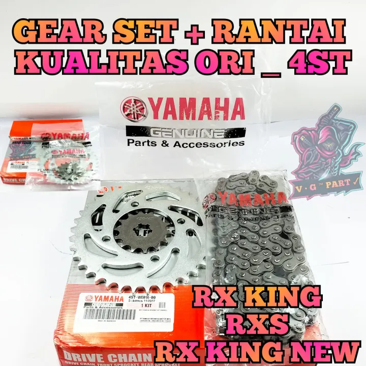 GEAR SET YAMAHA KUALITAS ASLI ORIGINAL YAMAHA presisi kokoh tidak bunyi ...