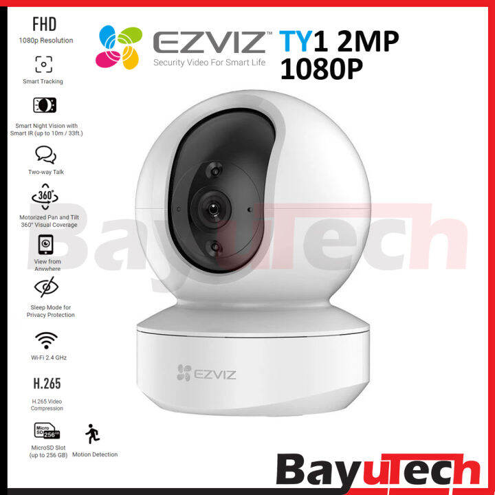 【COD 】【Low price for a limited time】EZVIZ TY1 / TY2 / C6N 2MP 1080P 32 ...