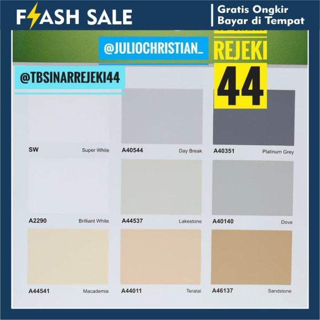 Lenkote SunGuard Brilliant White PAIL 20 Liter Cat Tembok skls Dulux ...