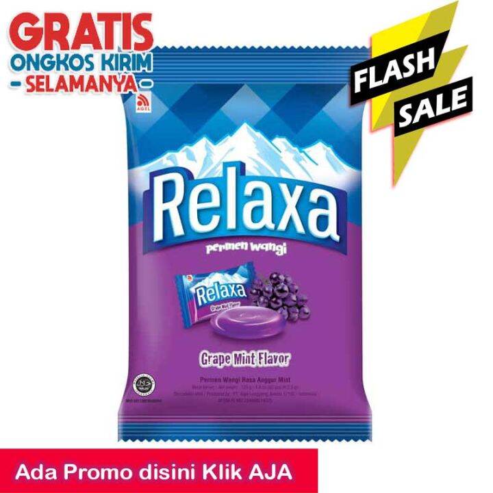 Relaxa Permen Wangi Rasa grape mint Flavor 125gr permen anggur | Lazada ...