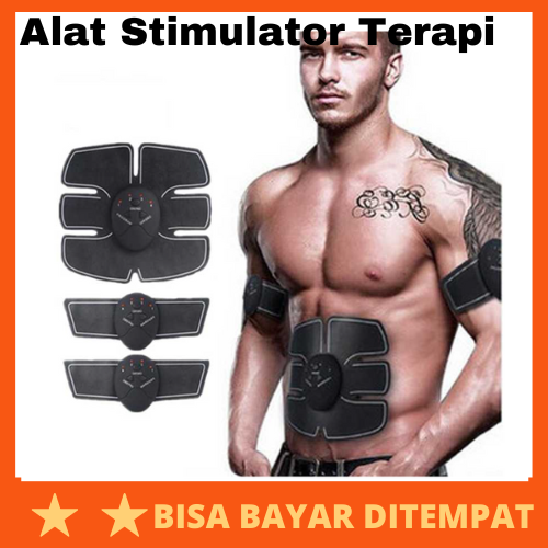 Alat Stimulator Terapi EMS Otot Six Pack ABS Abdominal Muscle / Alat ...