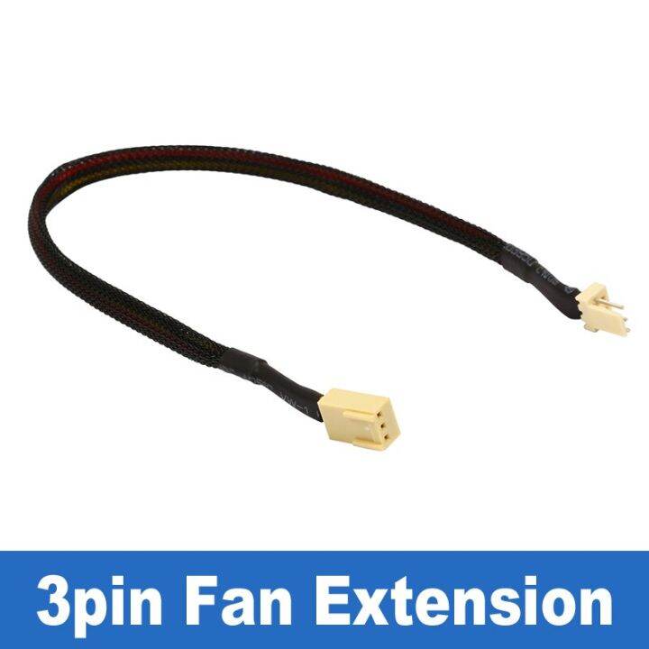 PWM 4pin Fan Sleeved Extension Splitter Hub Cables,Motherboard CPU 4 ...
