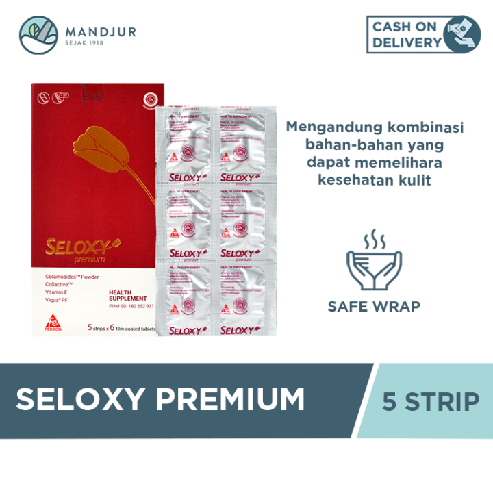 Seloxy Premium Dus Isi 5 Strip - Vitamin Kulit Anti Aging Anti Wrinkle ...