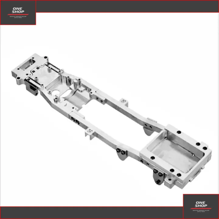 sasis chasis metal WPL d12 casis rangka Rangka cnc d 12 RC | Lazada ...