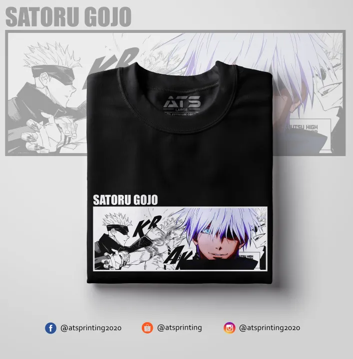 Satoru Gojo T-Shirt | ATS Printing | Lazada PH