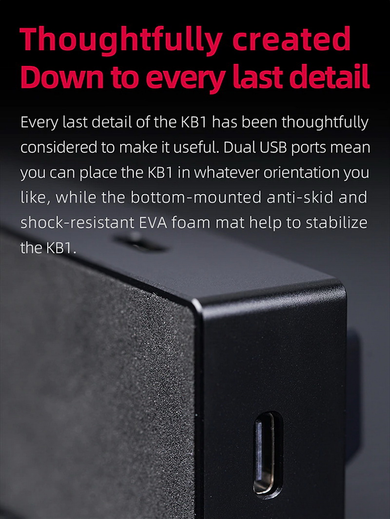 FiiO KB1 คีย์บอร์ด Mechanical สำหรับเครื่องเสียง ตั้งมาโครได้ | Lazada.co.th