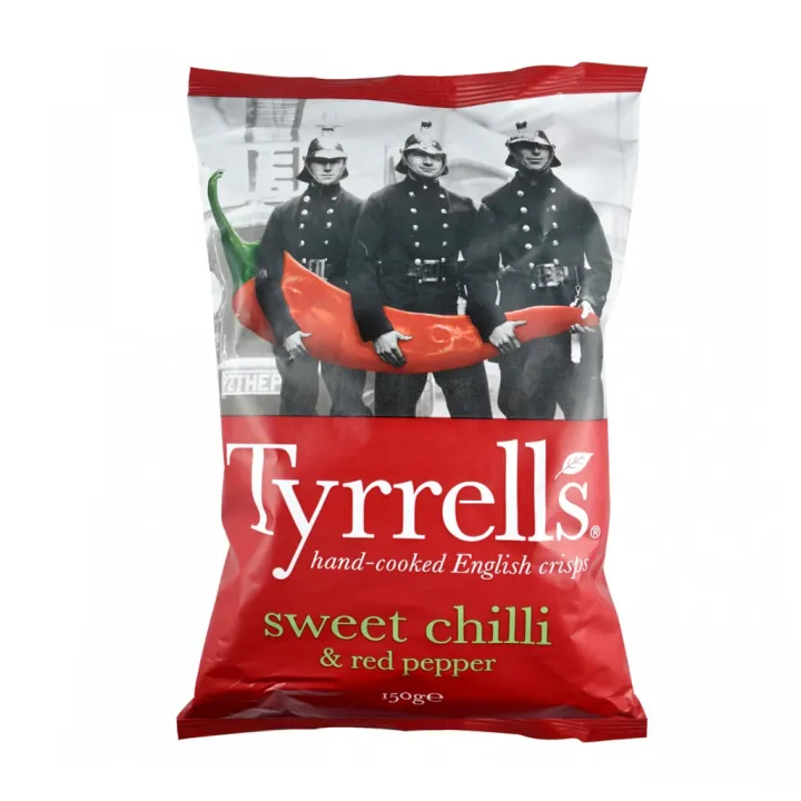 Tyrrell's Sweet Chilli & Red Pepper Potato Chips 150g | Lazada