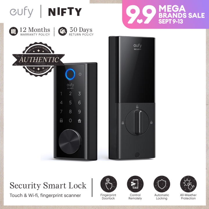 eufy by Anker Security Smart Lock Touch, Smart Door Lock, Fingerprint ...