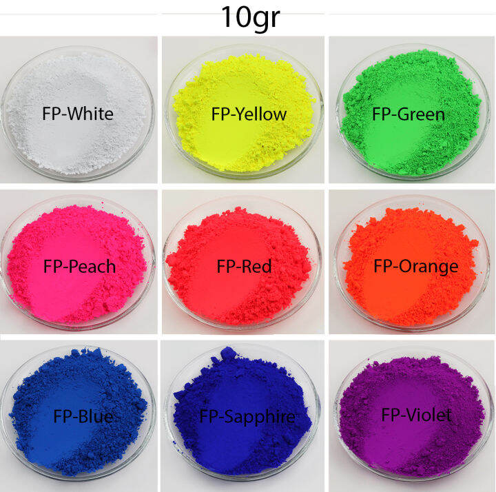 10gr Fluorescent Pigment / Pewarna UV / Pewarna Resin / Pewarna Sabun ...