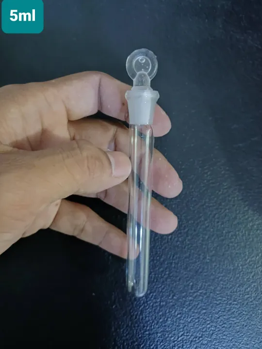 TEST TUBE, BOROSILICATE GLASS W/ GROUND IN GLASS STOPPER | Lazada PH