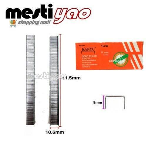COMBO Heavy Duty Stapler Tacker + 2 x 8mm 138 Staple Refill 5000pcs | Lazada PH