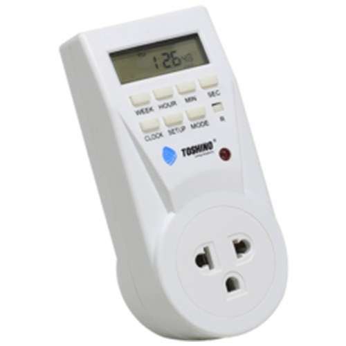 TOSHINO นาฬิกาตั้งเวลา ดิจิตอล 24 ชั่วโมง 3600W 15A Timer TS-EB1 | Lazada.co.th