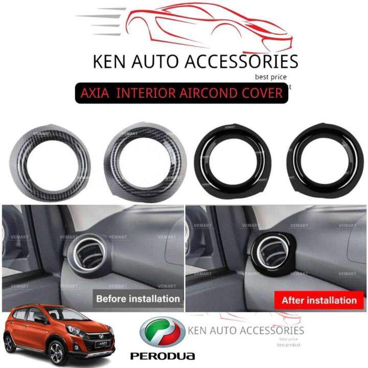 AXIA 2014-2022, G STYLE & FACELIFT AIRCOND TRIM COVER CARBON FIBER ...