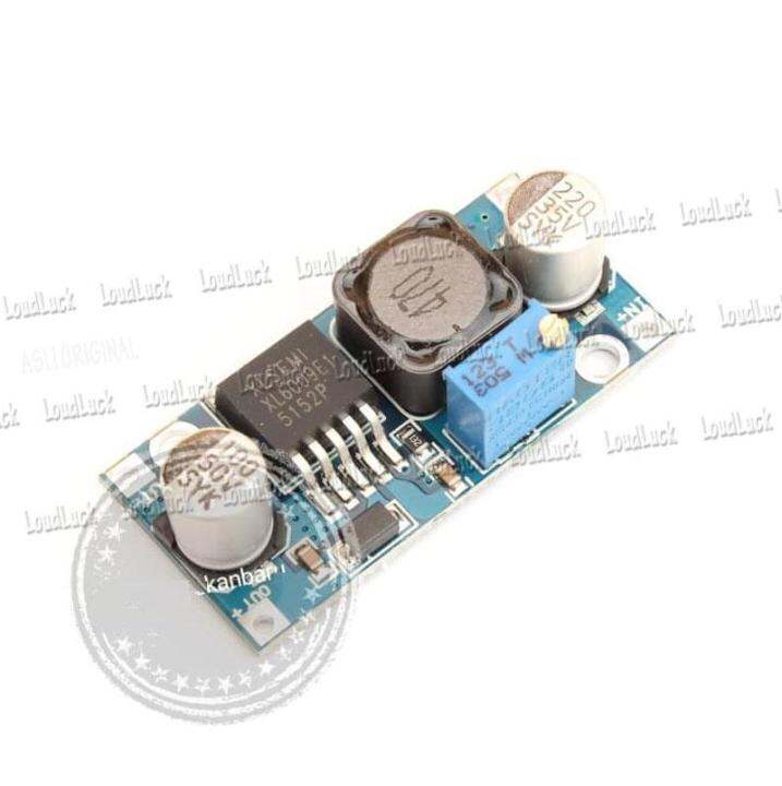 MODUL STEP UP XL6009 ADJUSTABLE DC-DC BOOSTER MENAIKAN TEGANGAN BOSTER ...