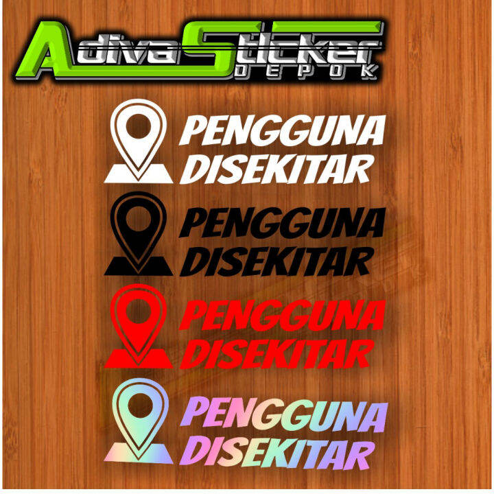 STIKER CUTTING PENGGUNA SEKITAR | Lazada Indonesia STIKER CUTTING PENGGUNA SEKITAR | Lazada Indonesia