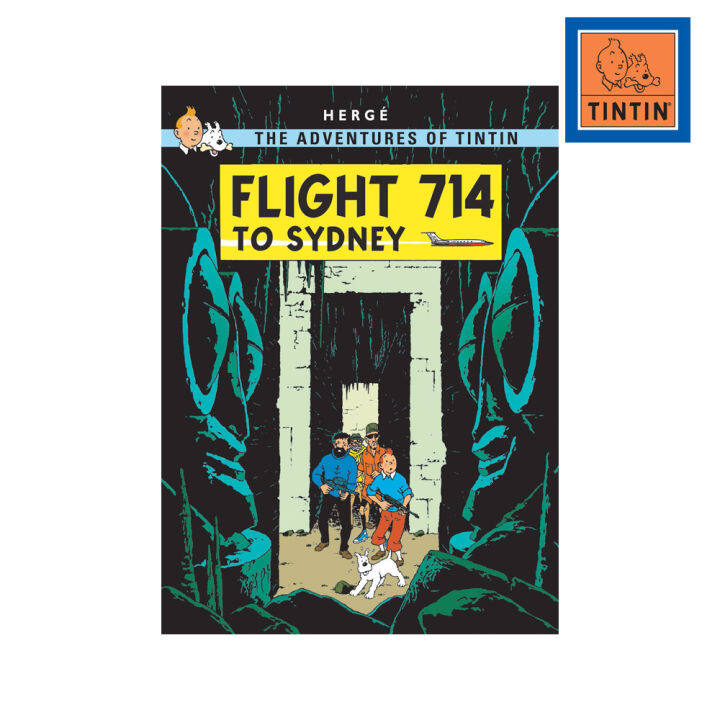 TINTIN ENG COVER POSTCARD: #22 - Flight 714 to Sydney | Lazada Singapore