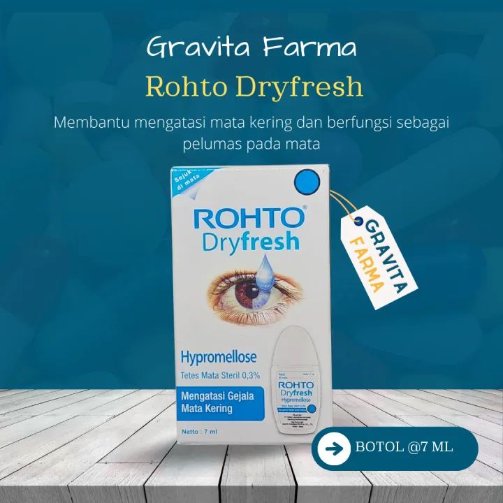 Rohto Dryfresh / Rohto Dry Fresh 7 mL - Obat Tetes Mata untuk Mata ...