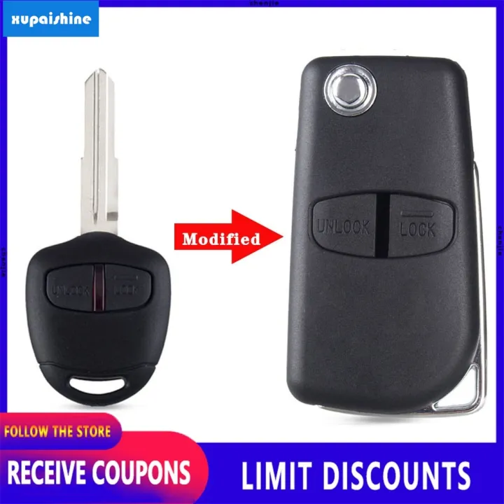 【XPS】 modified flip key for Mitsubishi flip key remote cover shell ...