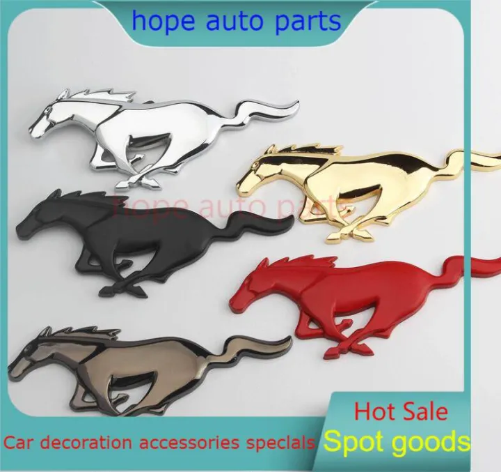 NEW Upgrade Ford 2.3T Mustang Front Logo Emblem Badge Replacement Car ...