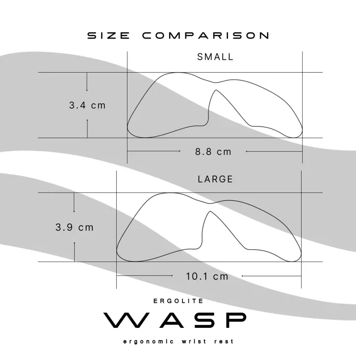 Wasp Ergonomic Moveable Wrist Rest | Lazada PH