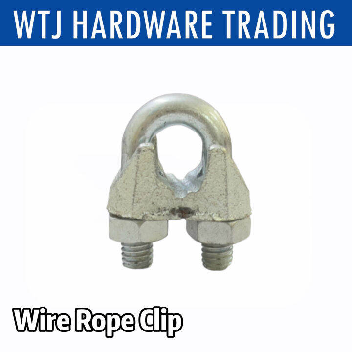 GALVANIZED WIRE ROPE CLIP 6mm to 12mm OR U-BOLT CLAMP OR CLIP FOR ...
