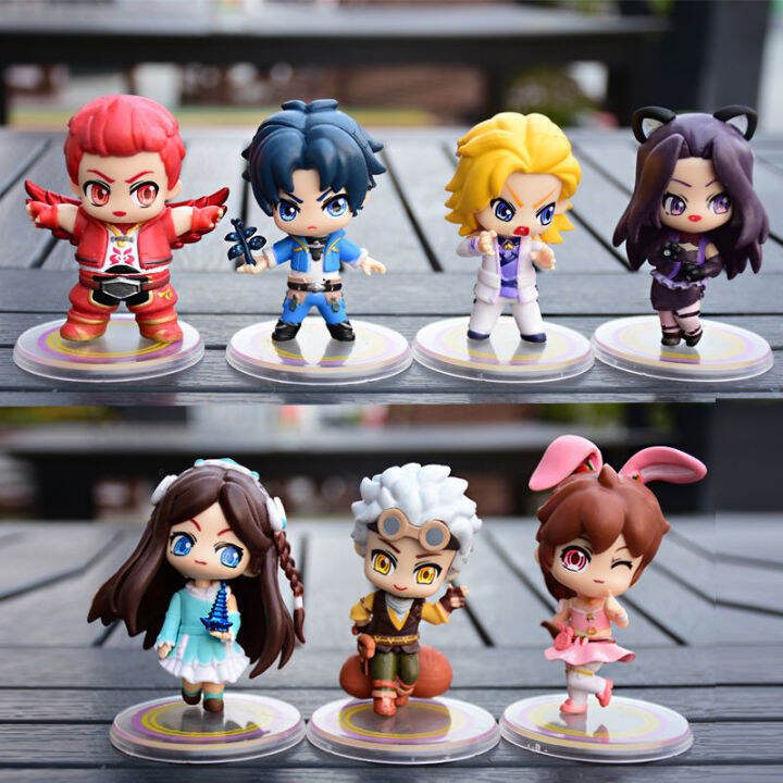 7ชิ้น/เซ็ต Doula Continent Doula Dalu Soul Land Tang San Xiao Wu Shrek ...