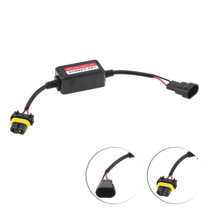 9006 Hb4 9012 Car Headlight Adapter Anti Flickering Resistor