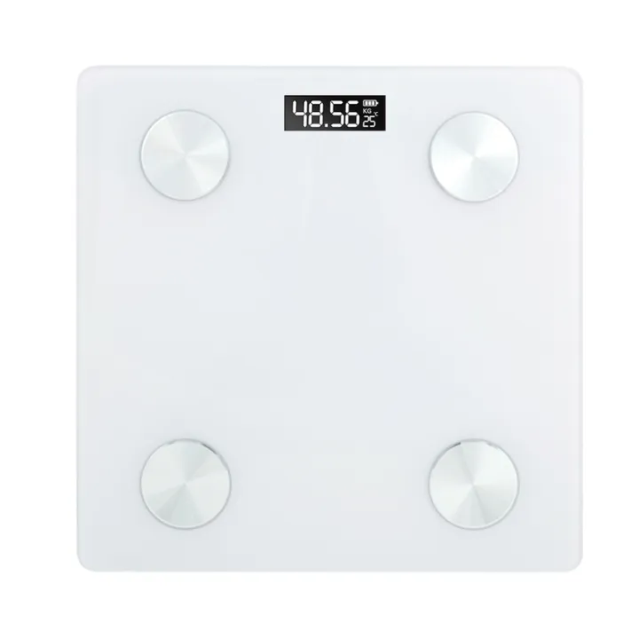 Bluetooth Body Scale BMI Smart Fat Scales LED Display Digital Bathroom ...