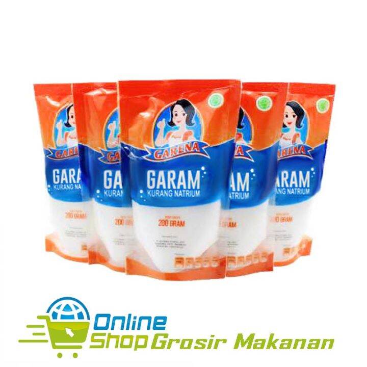 Garam Sehat / Garam Garena 200 Gr Rendah Natrium Untuk Hipertensi ...