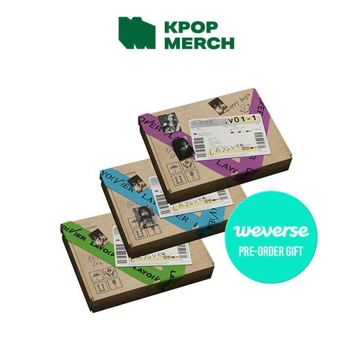 [ +Weverse Gift ] BTS V - 1st Solo Album [ Layover ] Photobook Ver ...